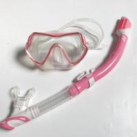 China Professional PVC Snorkel Tube and Plastic Frame Mask Set for Underwater Excursions 	Snorkel Mask Set for sale