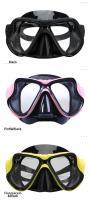 China Adult Diving Snorkel Set with Silicone Strap and Customizable Tempered Glass Mask Lens Snorkel Mask Set for sale