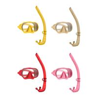 China Single Tempered Glass Silicone Dry Snorkel Mask and Snorkeling Set for Adult in Snorkel Mask Set for sale