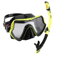 China Adult Snorkeling Goggles with Swim Mask Temper Glass and Unacceptable Optical Lense for sale