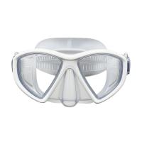 China Customized Logo White Freediving Goggles for Water Transfer and Swimming for sale