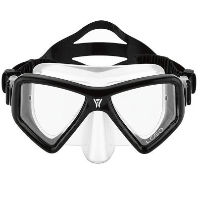 China Silicone Adult Freediving Goggles with Customized Logo and Long-Lasting Design for sale