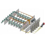 China Granular Material Vacuum Conveying System For Plastic Pipes Extrusion for sale