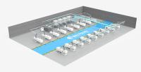 China Granular Material Vacuum Conveying System For Plastic Pipes Extrusion for sale