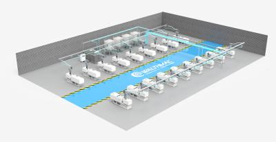 China Granular Material Vacuum Conveying System For Plastic Pipes Extrusion for sale