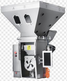 China 1330-1600kg/H Gravimetric Batch Blender Six Components Adaptation Algorithm for sale