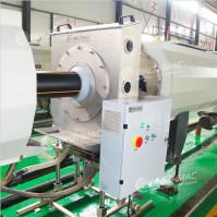 China Ultrasonic Gas Pipe Wall Thickness Measuring Machine For Extrusion for sale