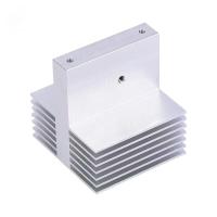 China Anodizing Finish Extruded Aluminum Heatsink Custom Shape Dimension Rapid Sample for sale
