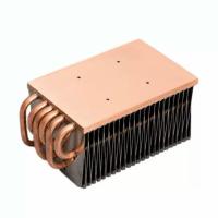 China Precision Copper Pipe Heat Sink Heat Dissipation Radiator For CPU / IGBT Modules for sale