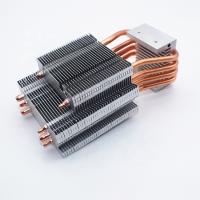 China Precision Copper Pipe Heat Sink Heat Dissipation Radiator For CPU / IGBT Modules for sale