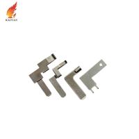 China Stamped L-Shaped / Flag Terminal With Tin Or Nickel Plating For Electrical Connections for sale