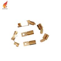 China Precision Stamped Metal Parts Copper Female Terminal For Electrical Connectors for sale