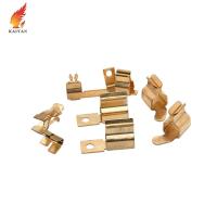 China Precision Stamped Metal Parts Copper Female Terminal For Electrical Connectors for sale