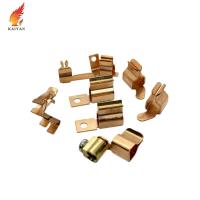 China Precision Stamped Metal Parts Copper Female Terminal For Electrical Connectors for sale