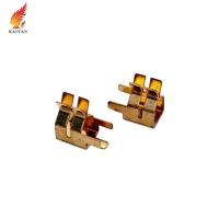 China Custom Stamped Metal Parts Phosphor Bronze Electrical Contact Strip For Connectors for sale