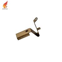 China Custom Stamped Metal Parts Phosphor Bronze Electrical Contact Strip For Connectors for sale