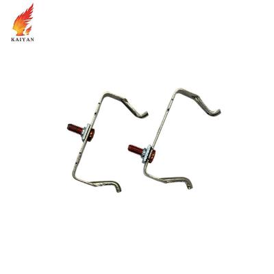 China Zinc Plated Stamped Metal Brass Electrical Contact For European Standard Socket for sale