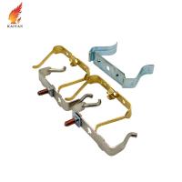 China Zinc Plated Stamped Metal Brass Electrical Contact For European Standard Socket for sale