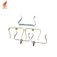 China Zinc Plated Stamped Metal Brass Electrical Contact For European Standard Socket for sale