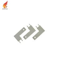 China L Shaped Nickel Plated Brass Electrical Terminals Corrosion Resistance Custom Thickness for sale