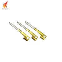 China Stamped Formed L Shaped Brass Terminal Selective Tin Plating For Electrical Equipment for sale