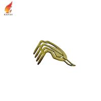 China Gold Plated Stamped Metal Parts Electronic Contact Spring For PCB Electrical Connections for sale