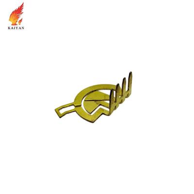 China Gold Plated Stamped Metal Parts Electronic Contact Spring For PCB Electrical Connections for sale