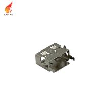 China Custom Metal Stamped USB Connector Precision Metal Stamping Components for sale