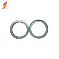 China Zinc Plated Metal Stamped Parts Rolled Edge Drum Ring For Oil Barrel Sealing for sale