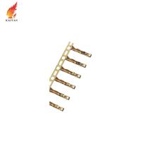 China OEM Precision Metal Brass Crimp Terminal Connector For Wiring Harness Systems for sale
