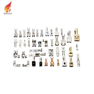 China Precision Stamped Brass Crimp Connector Anti Loosening crimp pin connectors for sale