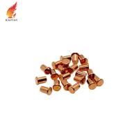 China Electrical Precision AgNi Silver Nickel Contacts For Relay And Contactor Use for sale