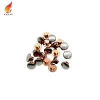 China Silver Nickel Alloy Electrical Contact Rivet AgNi Contact For Electrical Switches for sale