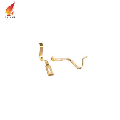 China Gold Plated Electrical Contact Spring 0.05mm Tolerance For Electronic Connections for sale
