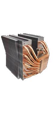 China Custom Size Aluminum Heat Pipe Heat Sink For High Efficiency Electronic Cooling for sale