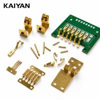 China OEM Custom Battery Contacts Precision Metal Stamping Gold Plating Nickel  Plated Copper Battery Terminals for sale