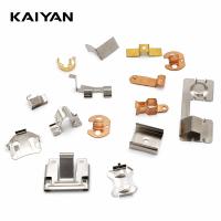 China OEM Custom Battery Contacts Precision Metal Stamping Gold Plating Nickel  Plated Copper Battery Terminals for sale
