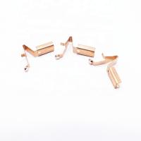 China OEM Custom Shrapnel Electronic Contacts Precision Metal Stamping Nickel Plated Copper Battery Terminals Industrial Equipment for sale