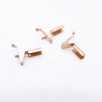 China OEM Custom Shrapnel Electronic Contacts Precision Metal Stamping Nickel Plated Copper Battery Terminals Industrial Equipment for sale