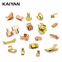 China Brass Electrical Contacts Nickel Plated Precision Phosphor Bronze Spring Contact Custom Precision Electronic for sale
