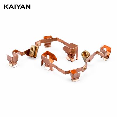 China Custom Electronic Accessories Precision Metal Stamping Parts Copper/ Brass Stainless Steel Components Electronic Equipment for sale