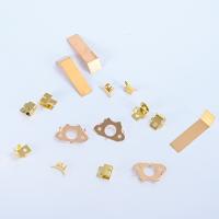 China Gold Plated Metal Spring Clip Conductive Contact Parts for PCB and Electronics for sale