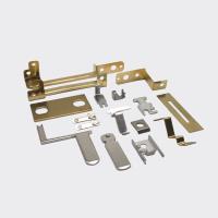 China Premium Quality Fabricated Switch Hardware Terminal Sheet Metal Brass Electrical Contacts Nickel/Gold Plating 0.1-0.8mm for sale