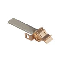 China High Elasticity OEM Custom Brass Electrical Contacts Nickel/Gold Plated Die Stamped Terminal Sheet Metal Brass Contacts for Plug for sale