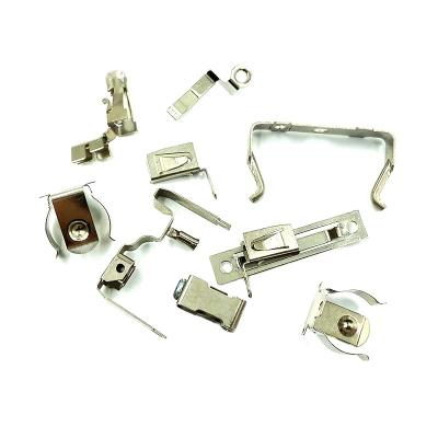 China Custom Metal Fabrication Bending Parts Stamping Service Stainless Steel Shrapnel Automotive Electronics Applications ISO9001 for sale