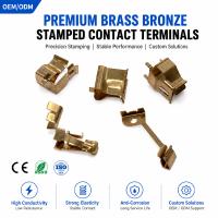 China Custom Universal Metal Accessories Switch Sockets Copper/Brass Wiring Terminals Contact Pieces Electronic Equipment Connector for sale