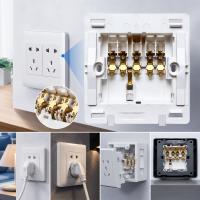 China Custom Universal Metal Accessories Switch Sockets Copper/Brass Wiring Terminals Contact Pieces Electronic Equipment Connector for sale