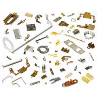 China Precision Sheet Metal Spring Clip Gold Plated Custom Metal Stamping Hardware Parts BeCu/SS/Phosphor Bronze +/-0.1mm Tolerance for sale