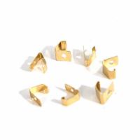 China Precision Sheet Metal Spring Clip Gold Plated Custom Metal Stamping Hardware Parts BeCu/SS/Phosphor Bronze +/-0.1mm Tolerance for sale