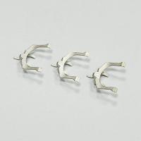 China Custom Sheet Metal Fabrication Stamped Spring Contacts Matte Bright Tin Plated Phosphor Bronze Spring Clips for sale